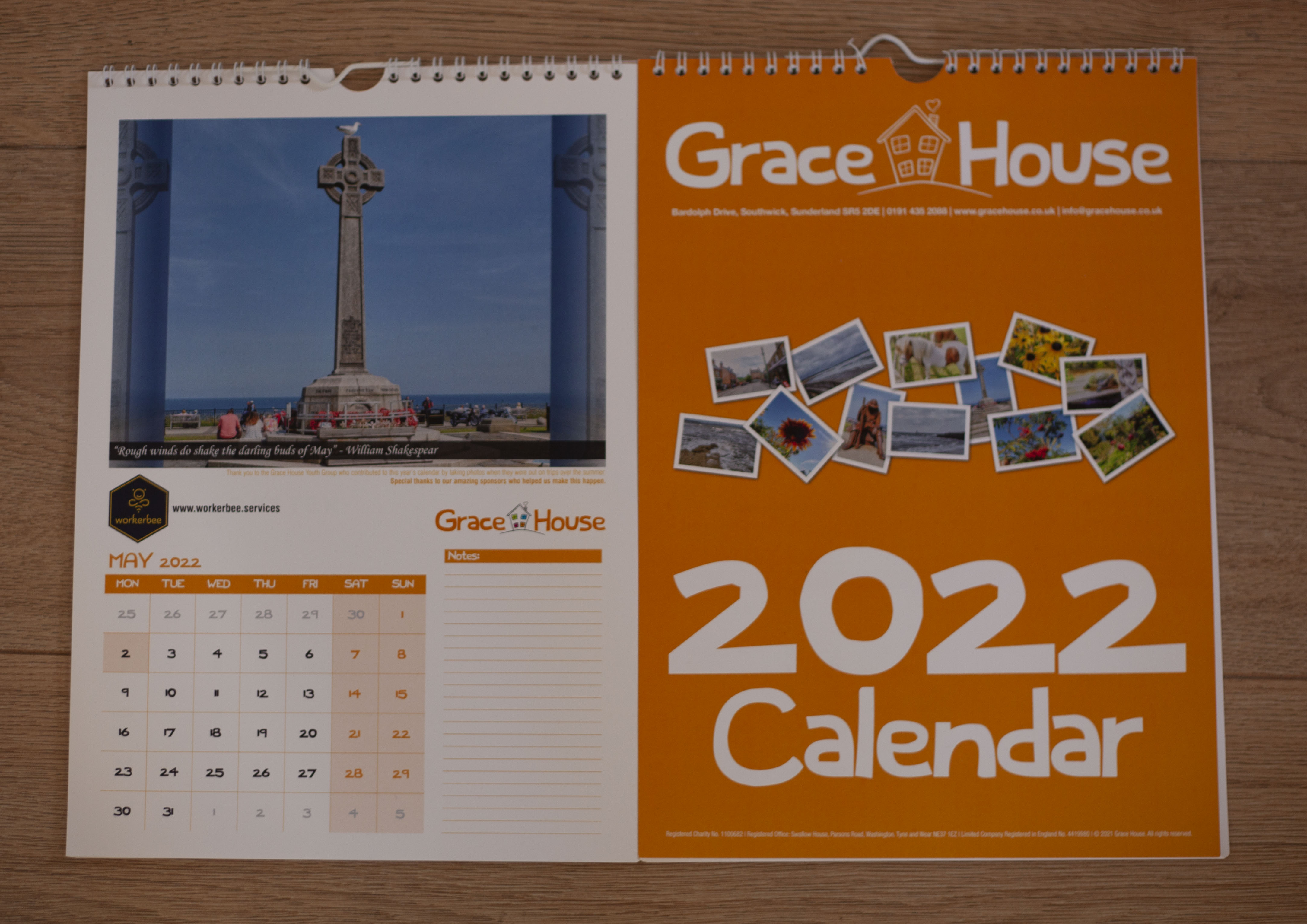 Grace House Calendars – WorkerBee