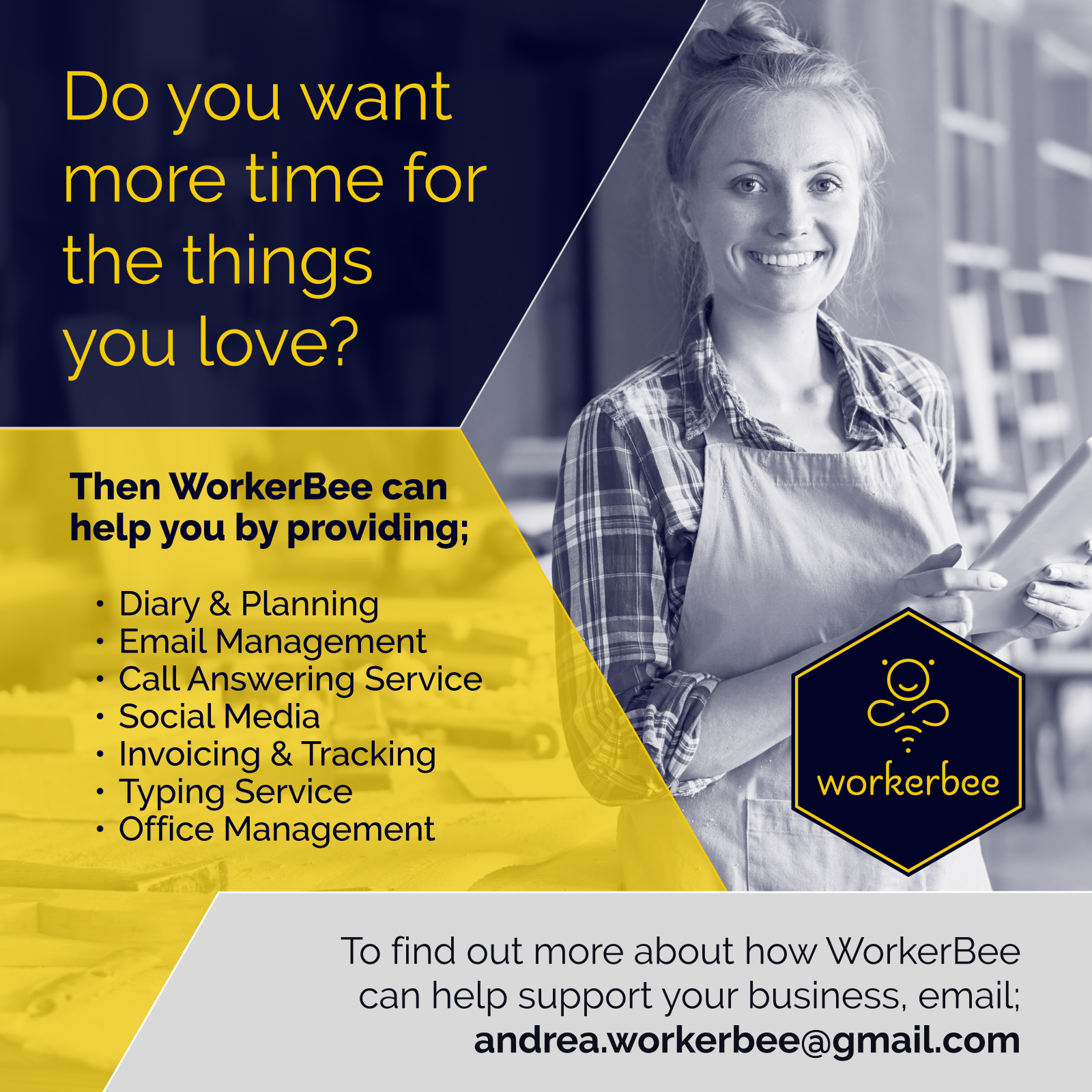 WorkerBee – Virtual PA, Administration, Spreadsheets, Data Cleanse ...